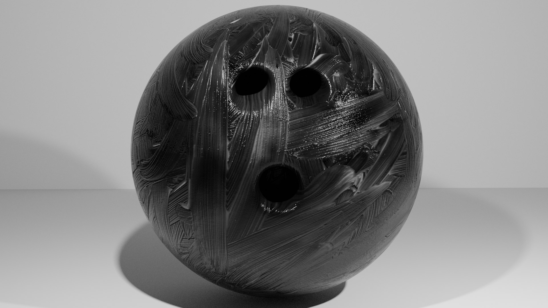 Bowling Ball Black Smear 3D Model - TurboSquid 1547736