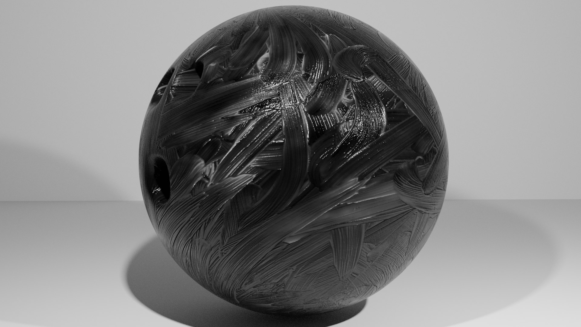 Bowling Ball Black Smear 3D Model - TurboSquid 1547736