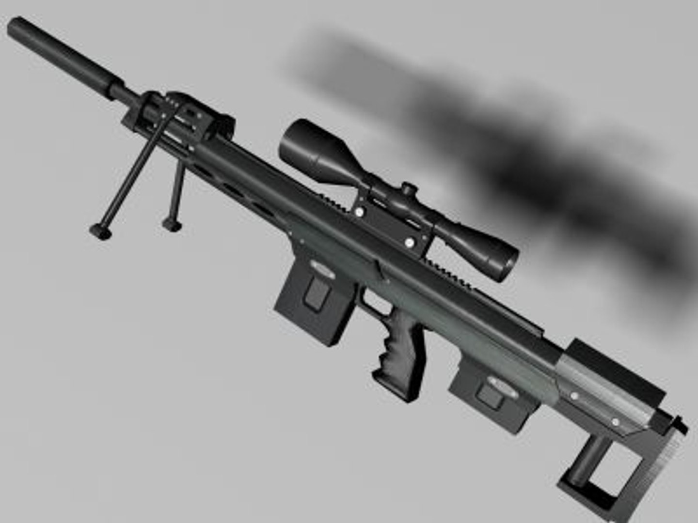 Dsr- Rifle 3d Model