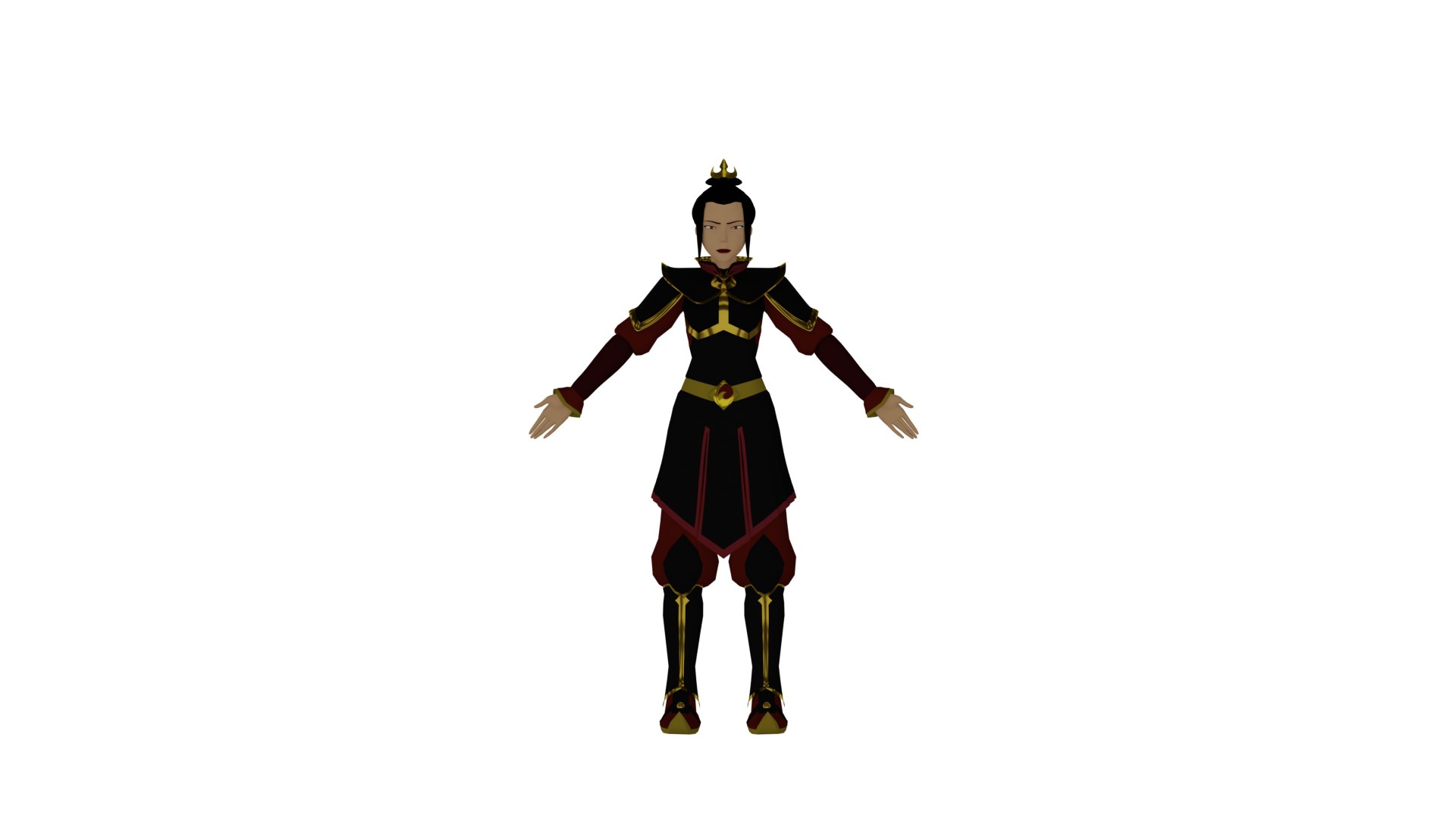3D Azula Rigged Model - TurboSquid 1854022