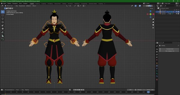 3D Azula Rigged model - TurboSquid 1854022