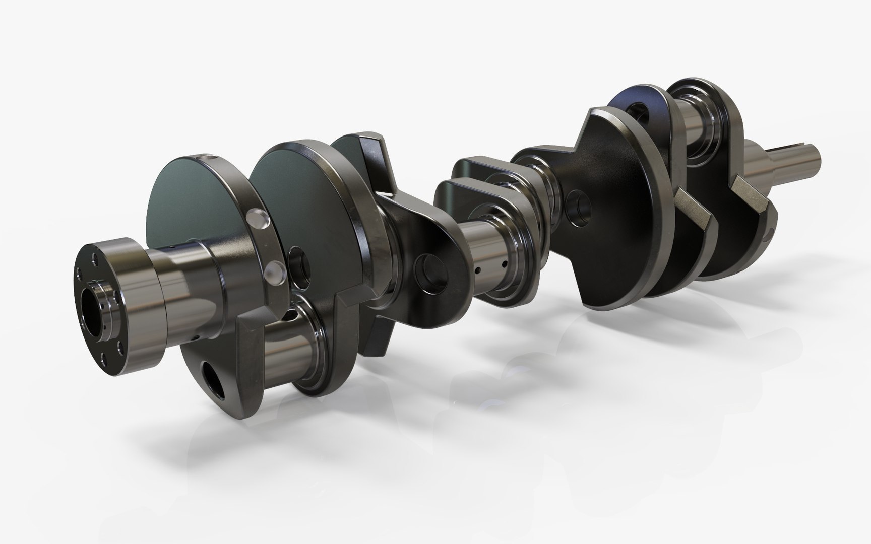 3D V8 Crankshaft Engines - TurboSquid 1548118