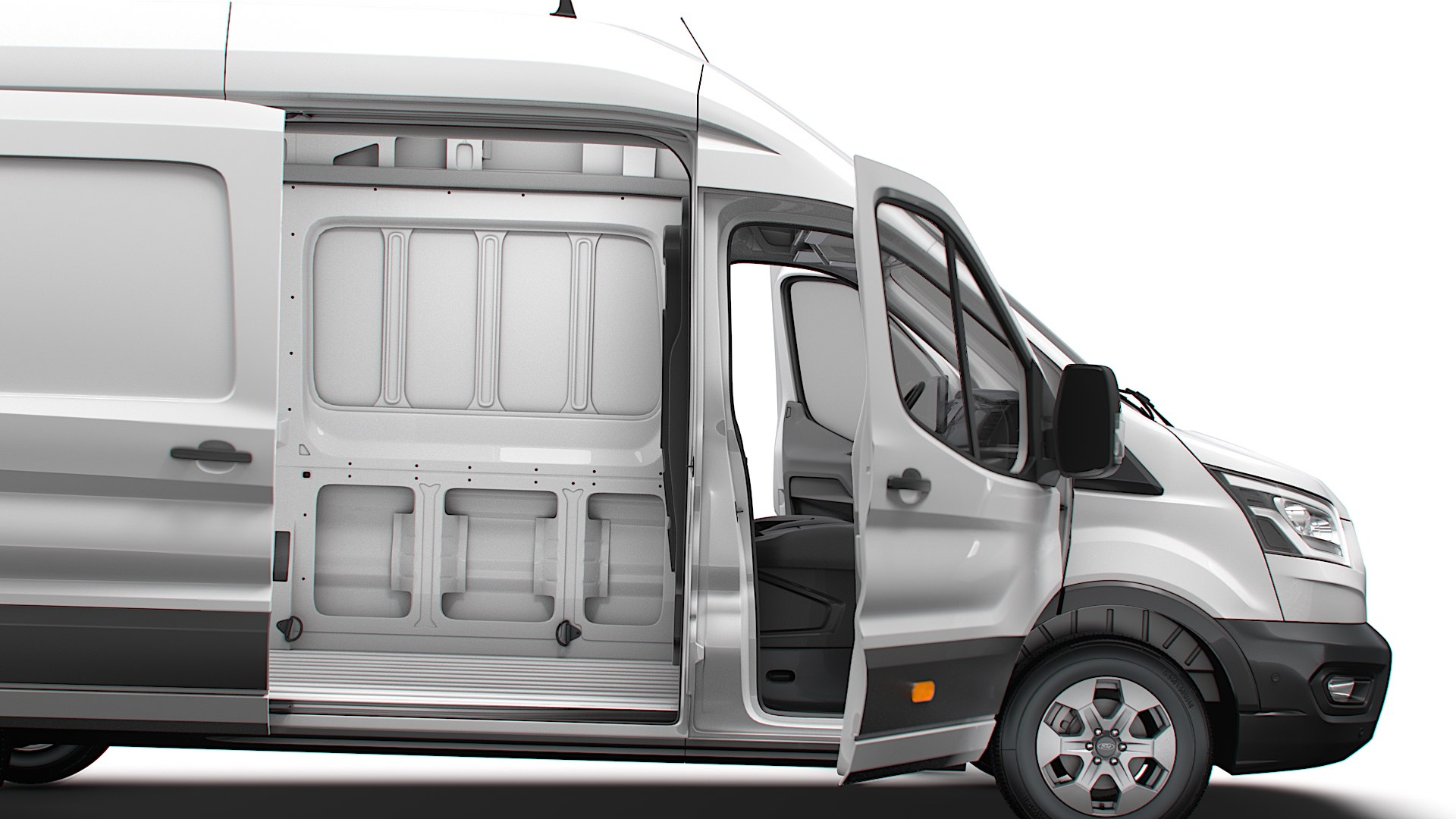 3D Ford Transit Van L4H3 HQInterior 2024 Model - TurboSquid 2244832