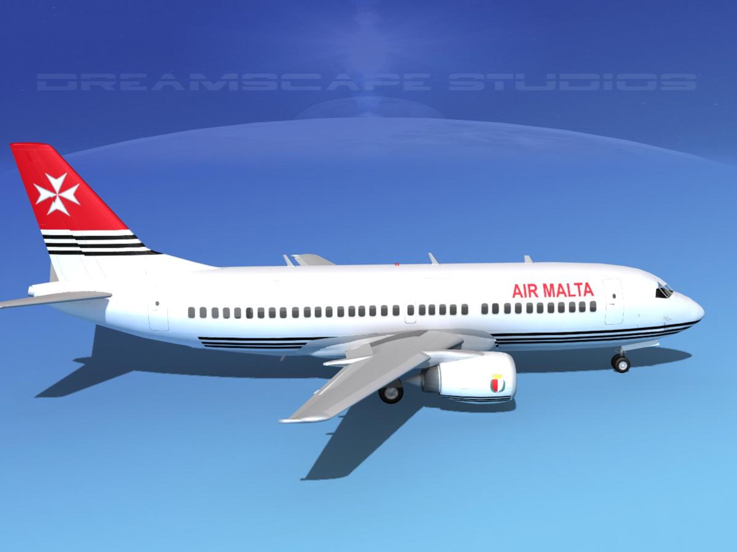 3d Boeing 737 737-300 Model