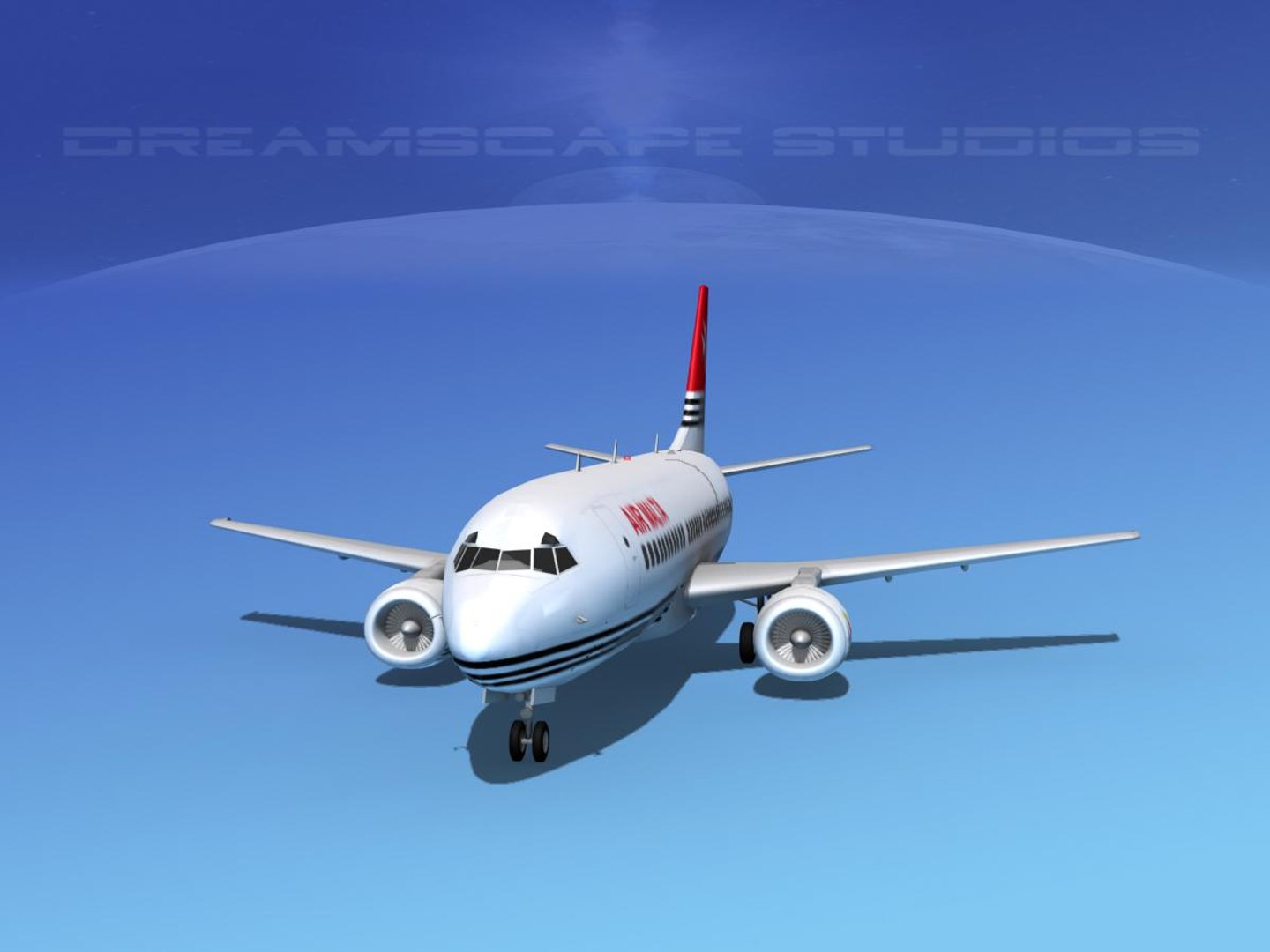 3d Boeing 737 737-300 Model