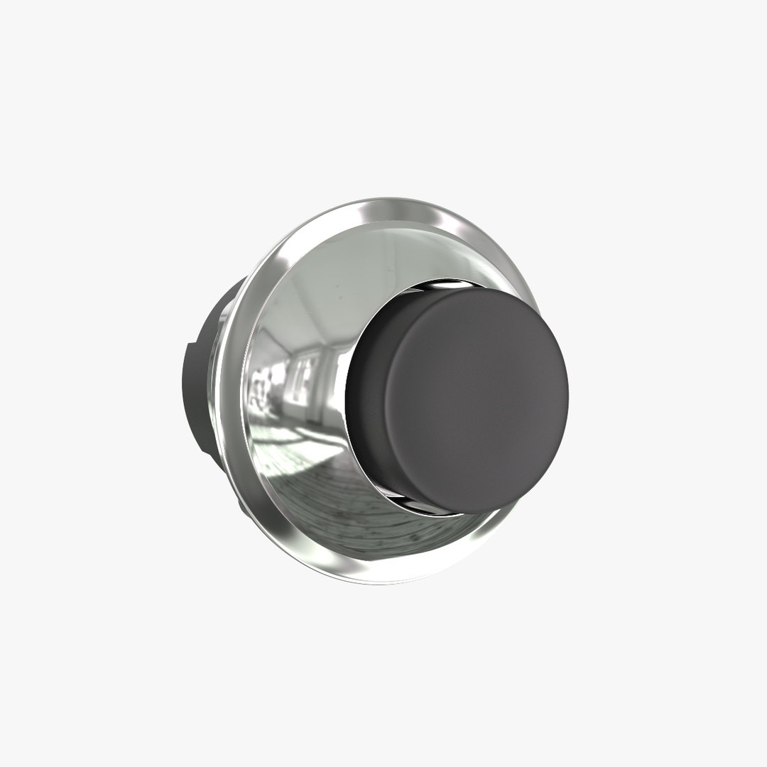 3d model push-button