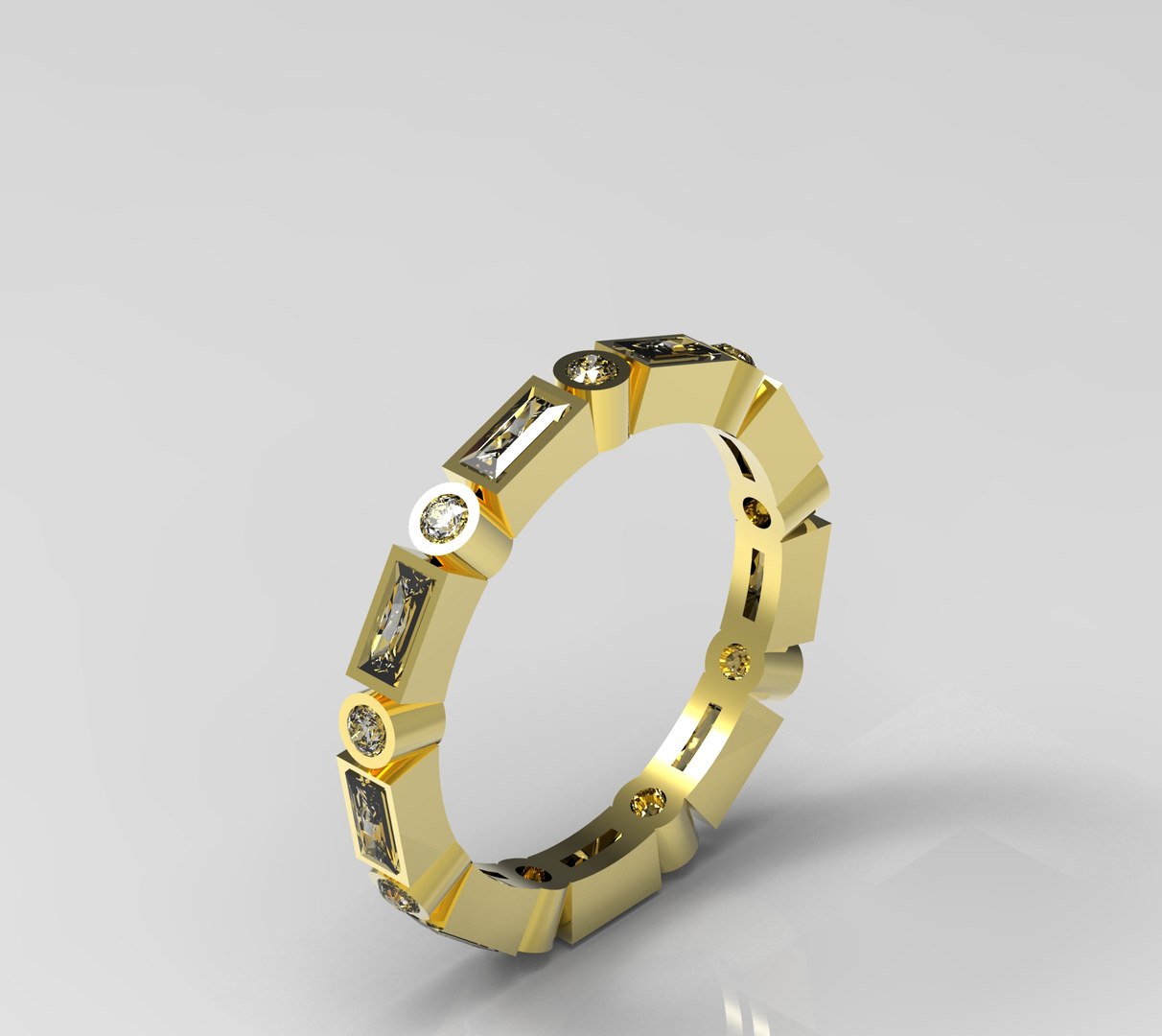 3d Eternity Petite Band Model