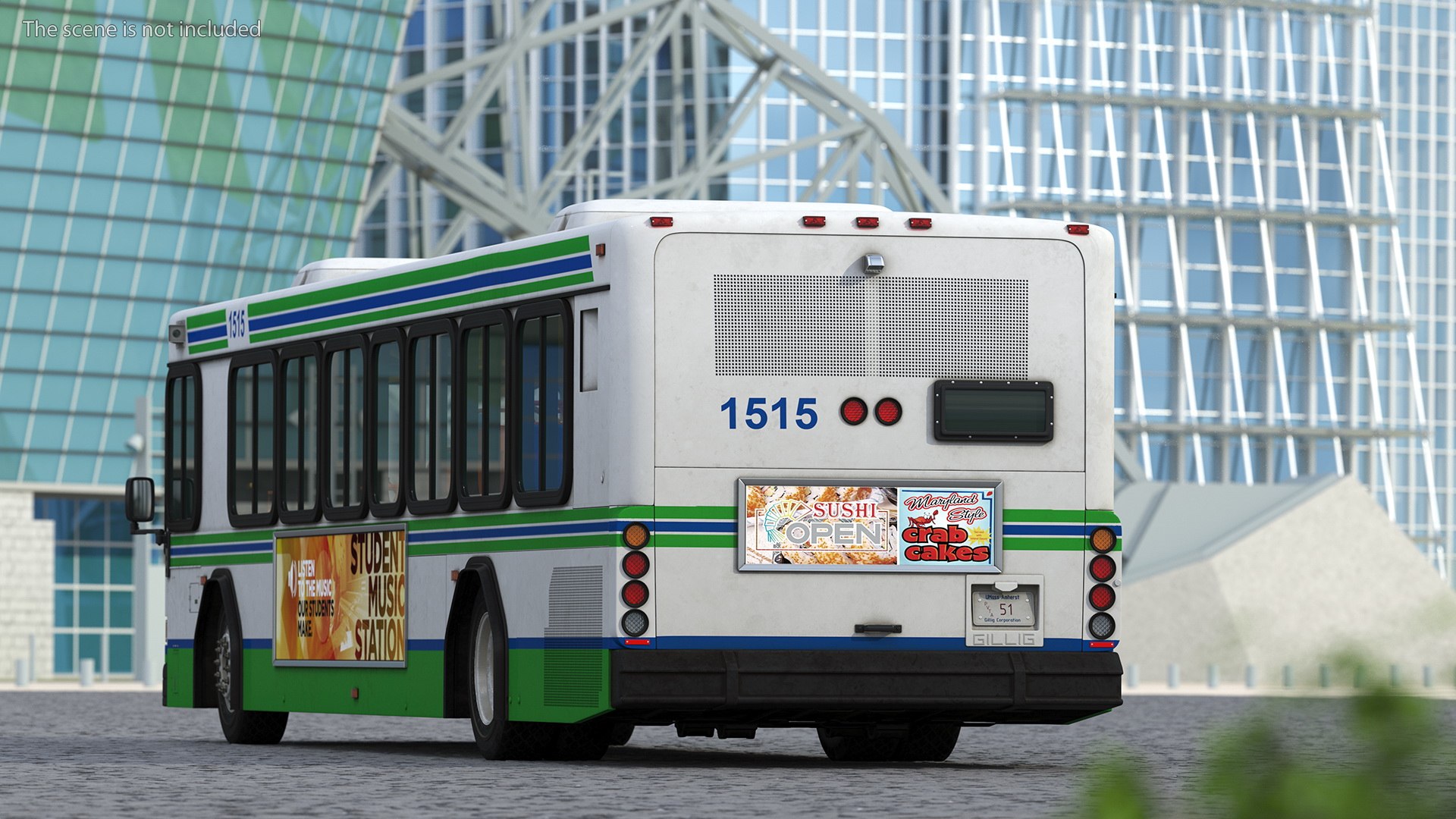Gillig Low Floor Advantage Bus Simple Interior 3D Model - TurboSquid ...