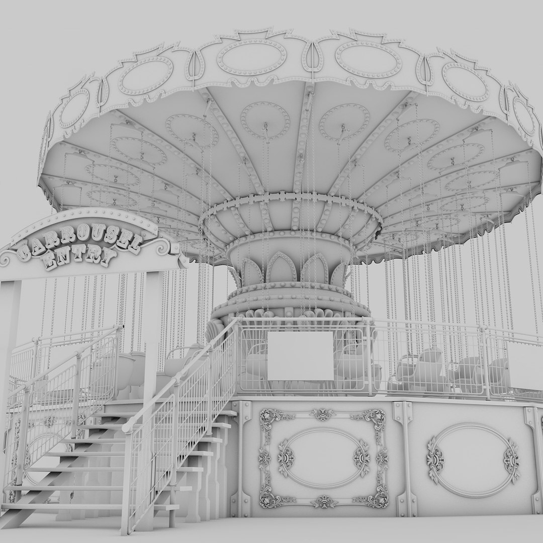 Carrousel Chain 3D Model - TurboSquid 1370555