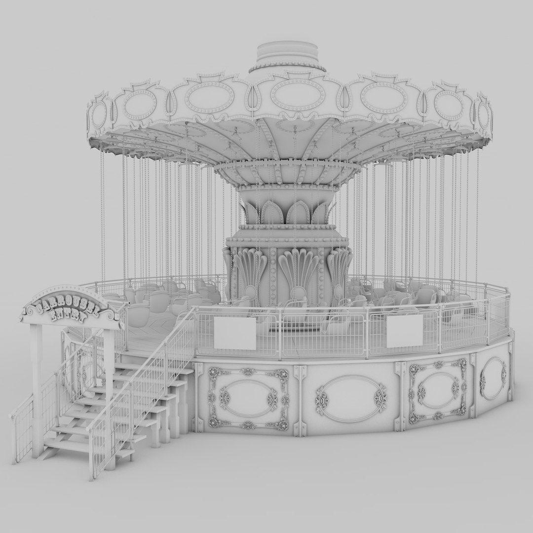 Carrousel Chain 3D Model - TurboSquid 1370555
