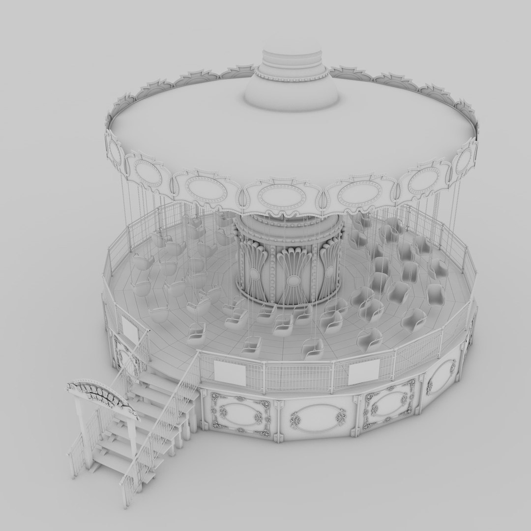 Carrousel Chain 3D Model - TurboSquid 1370555