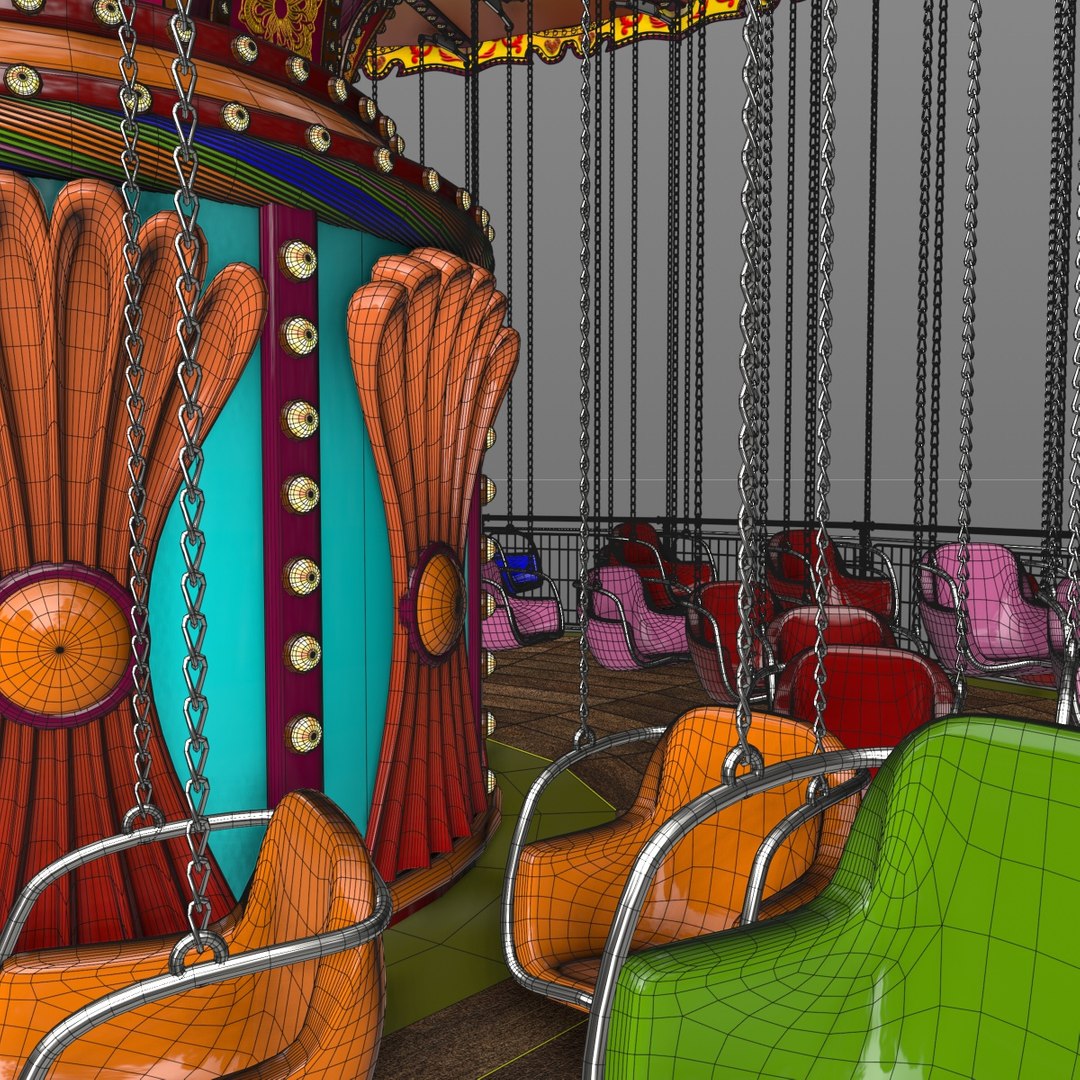 Carrousel Chain 3D Model - TurboSquid 1370555