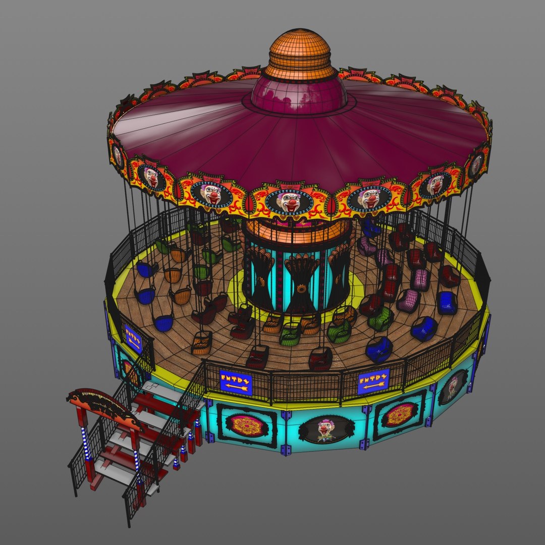 Carrousel Chain 3D Model - TurboSquid 1370555