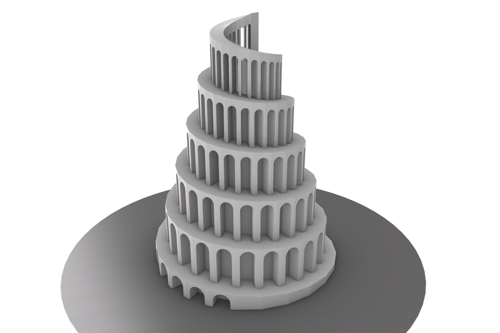 3D Model Tower Of Babel Ancient Mesopotamia Monument - TurboSquid 2048065