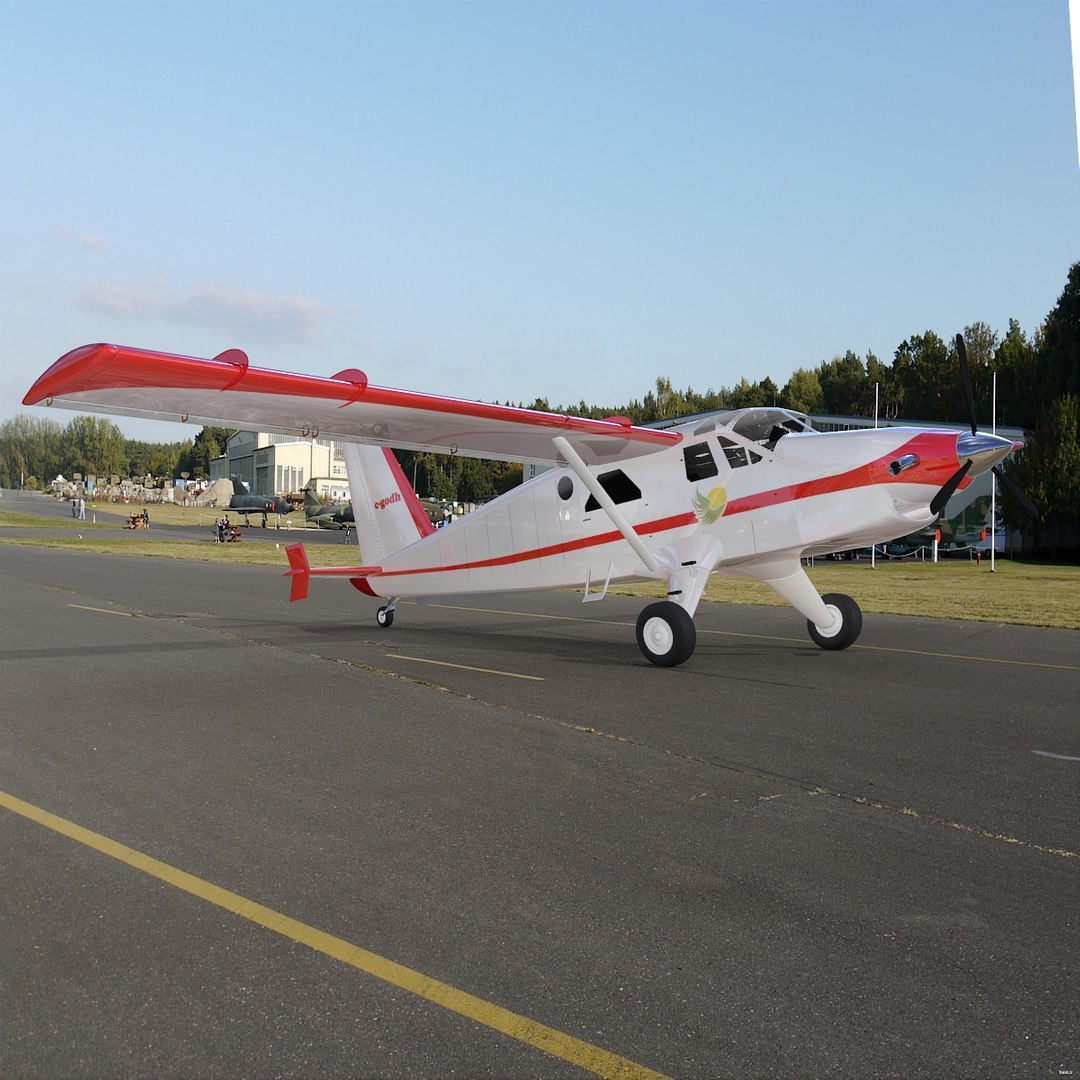 3d model air dhc-2t dhc-2