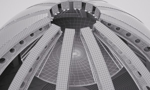 3d model dome architecture 2016 raw