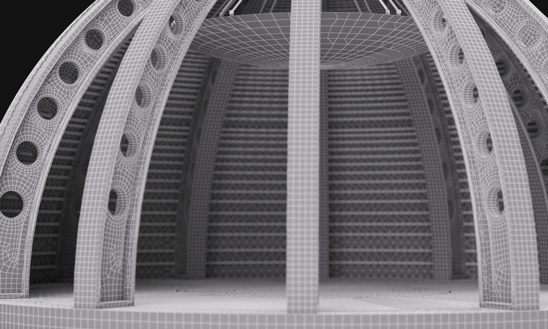 3d Model Dome Architecture 2016 Raw