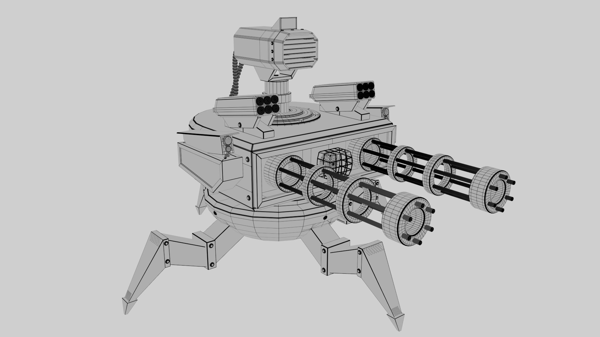Fighter Robot 3D Model - TurboSquid 2119916