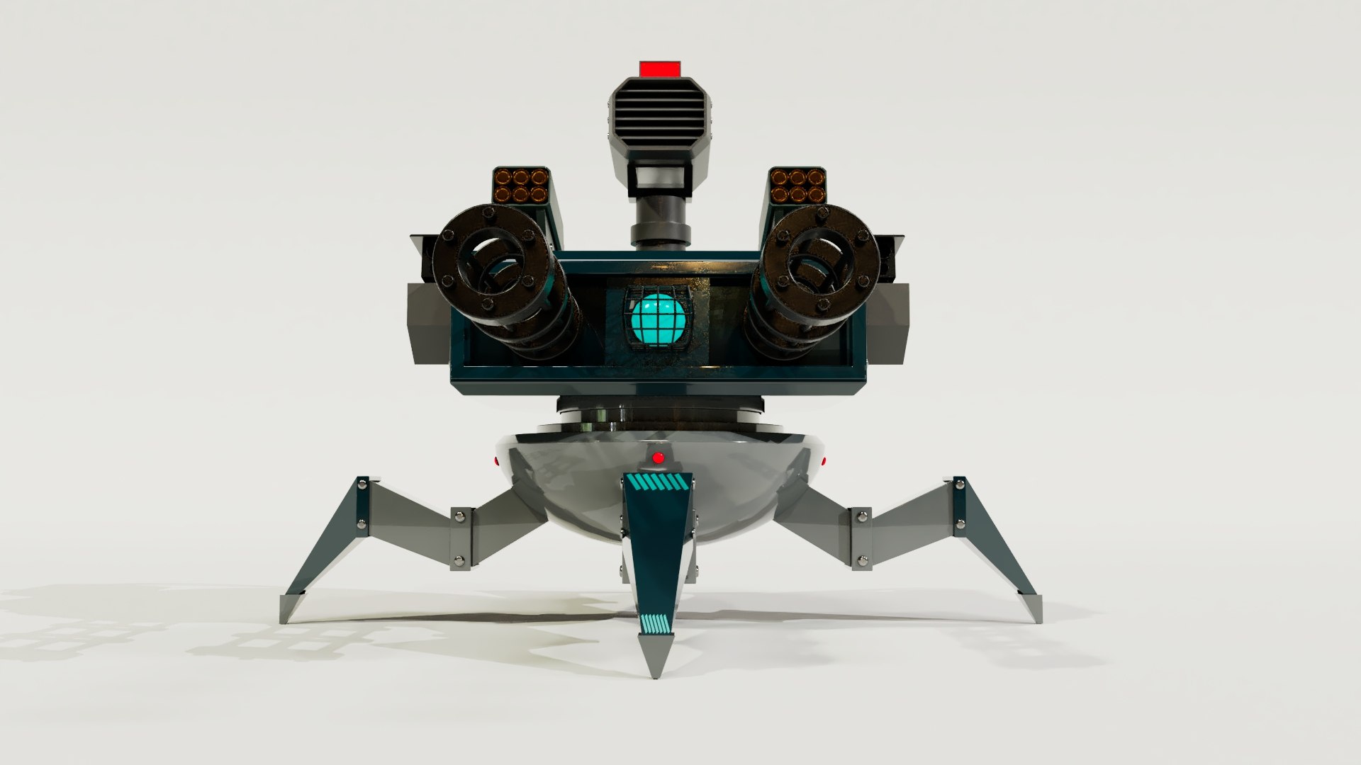 Fighter Robot 3D Model - TurboSquid 2119916