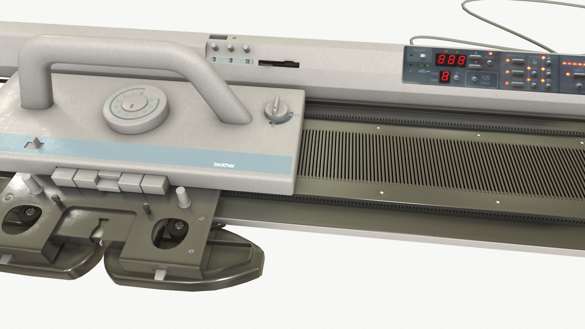 3D Electronic Knitting Machine - TurboSquid 2282637