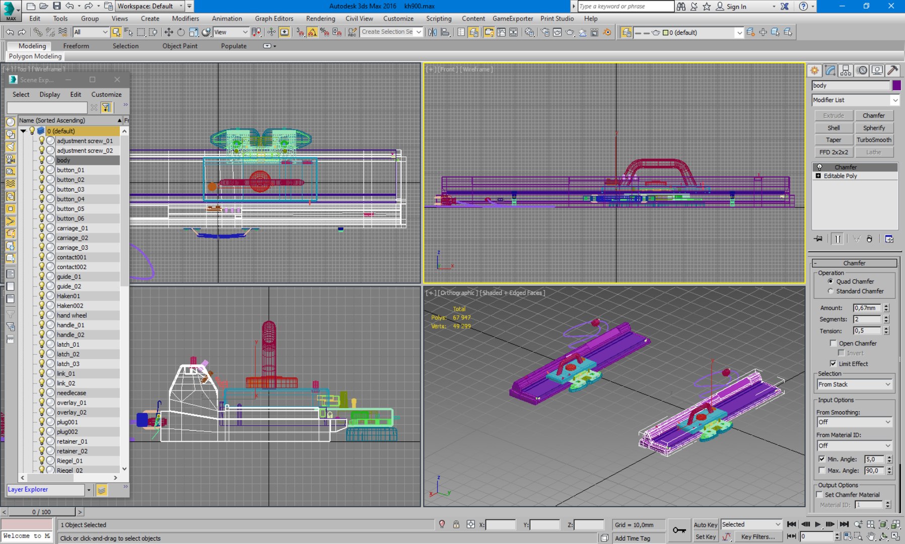 3D Electronic Knitting Machine - TurboSquid 2282637