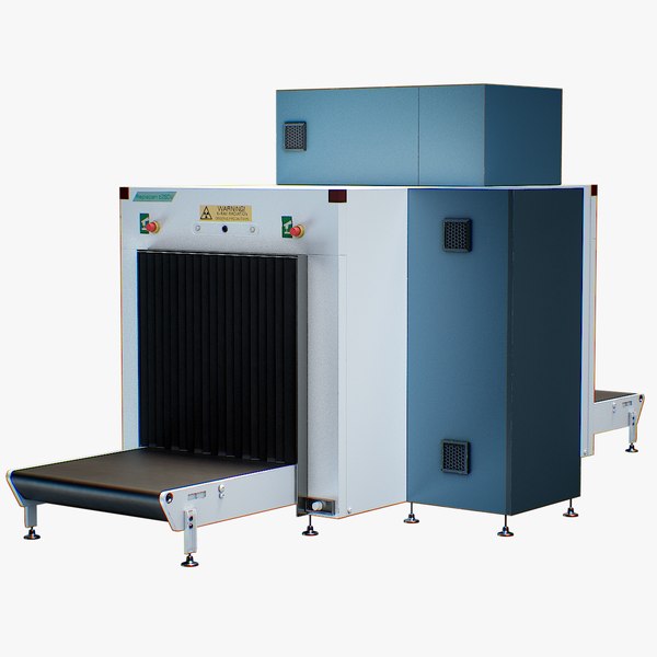 Airport Baggage Scanner Machine Rapiscan PBR model - TurboSquid 2009709