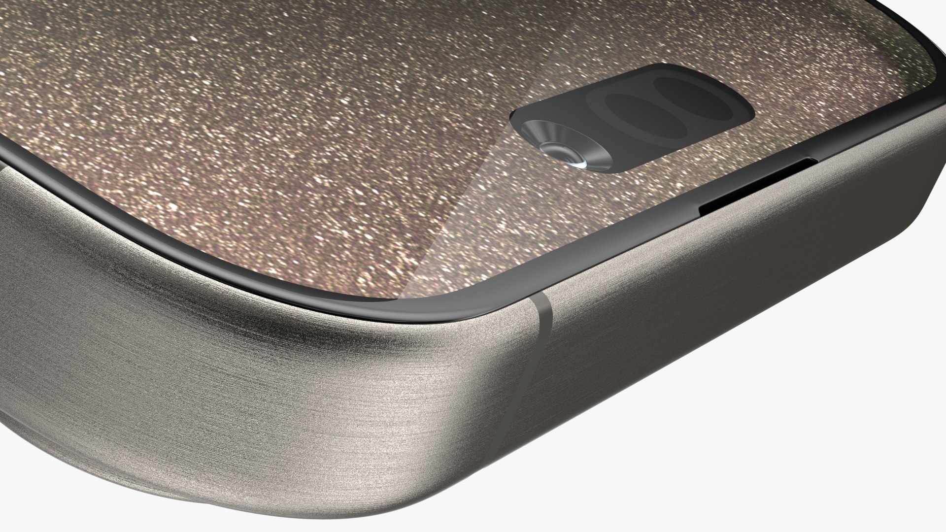 3D Apple IPhone 15 Pro Natural Titanium - TurboSquid 2125752