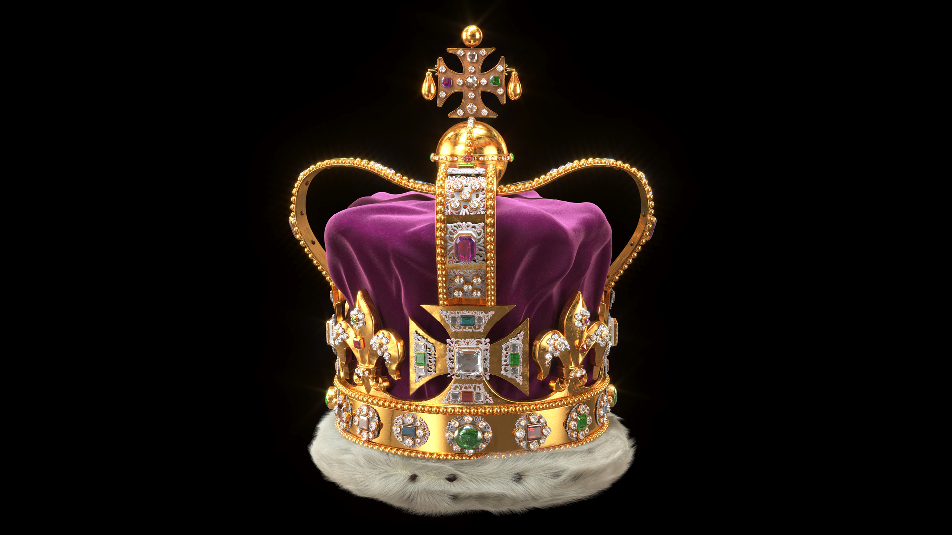 Saint Edward Crown 3D - TurboSquid 2048457