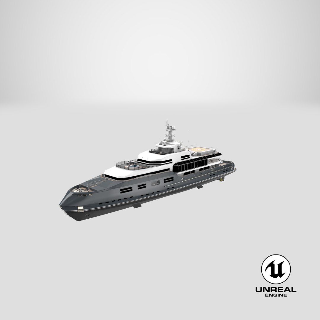 Dolph Yacht Night Scene 3D Model - TurboSquid 2210360