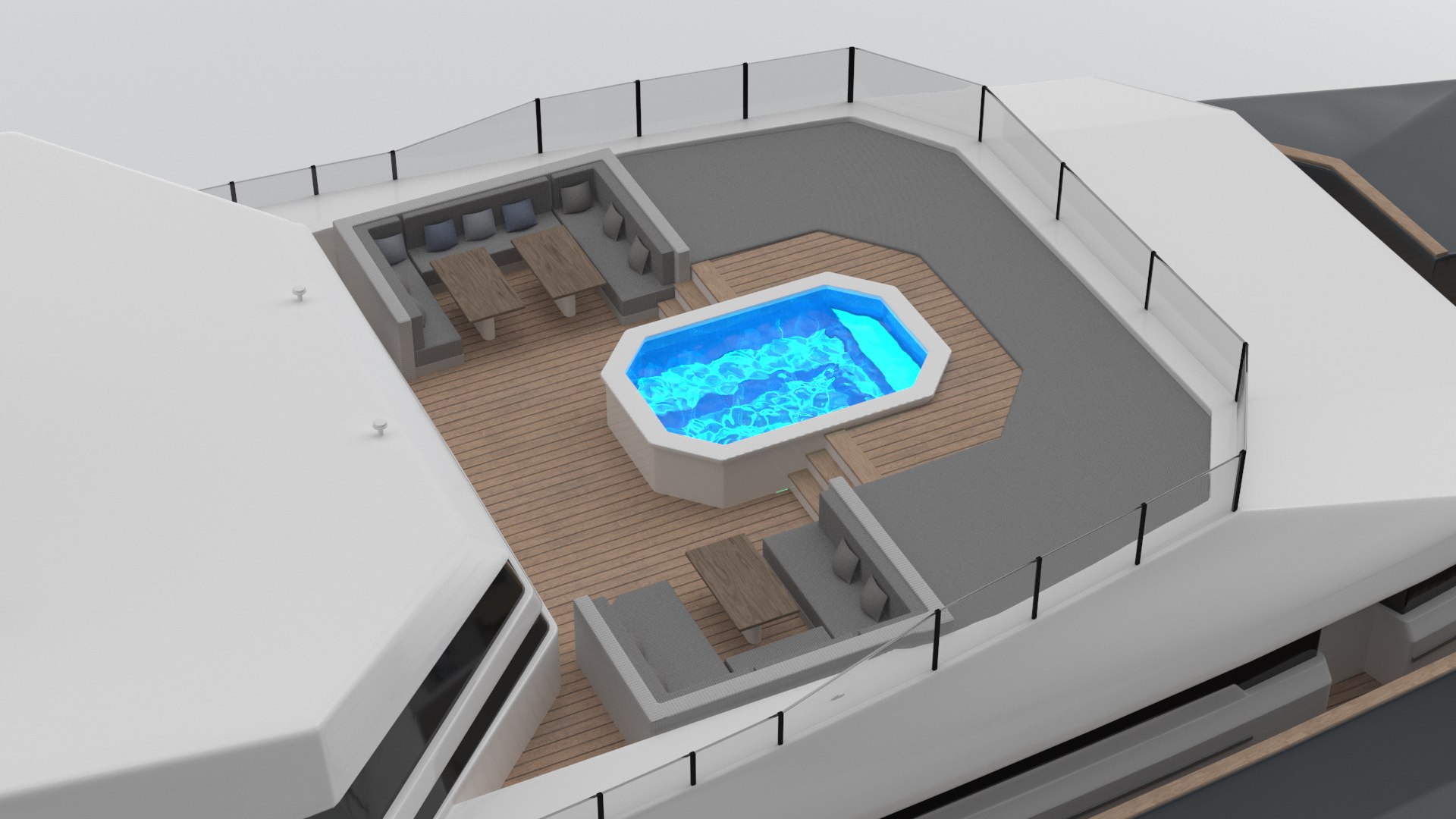 Dolph Yacht Night Scene 3D Model - TurboSquid 2210360