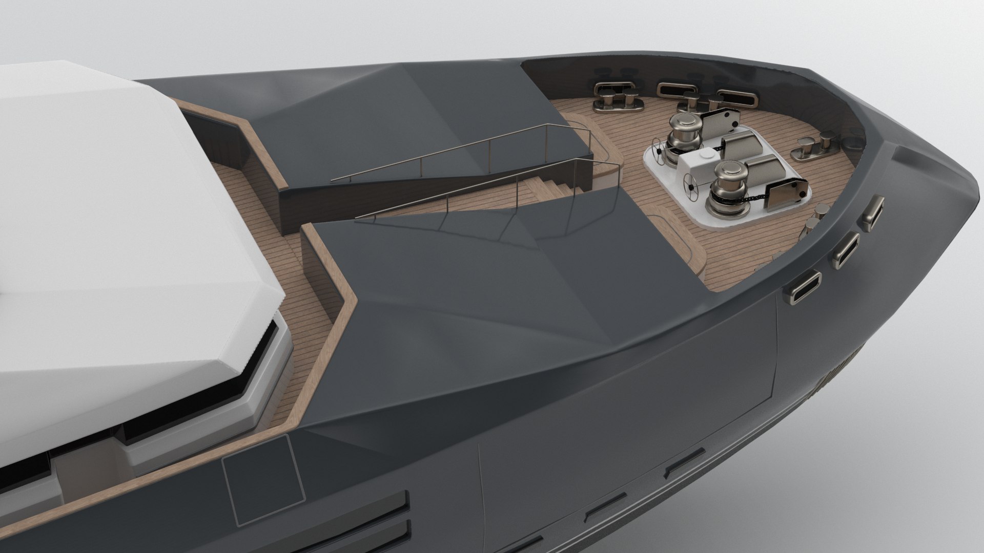 Dolph Yacht Night Scene 3D Model - TurboSquid 2210360