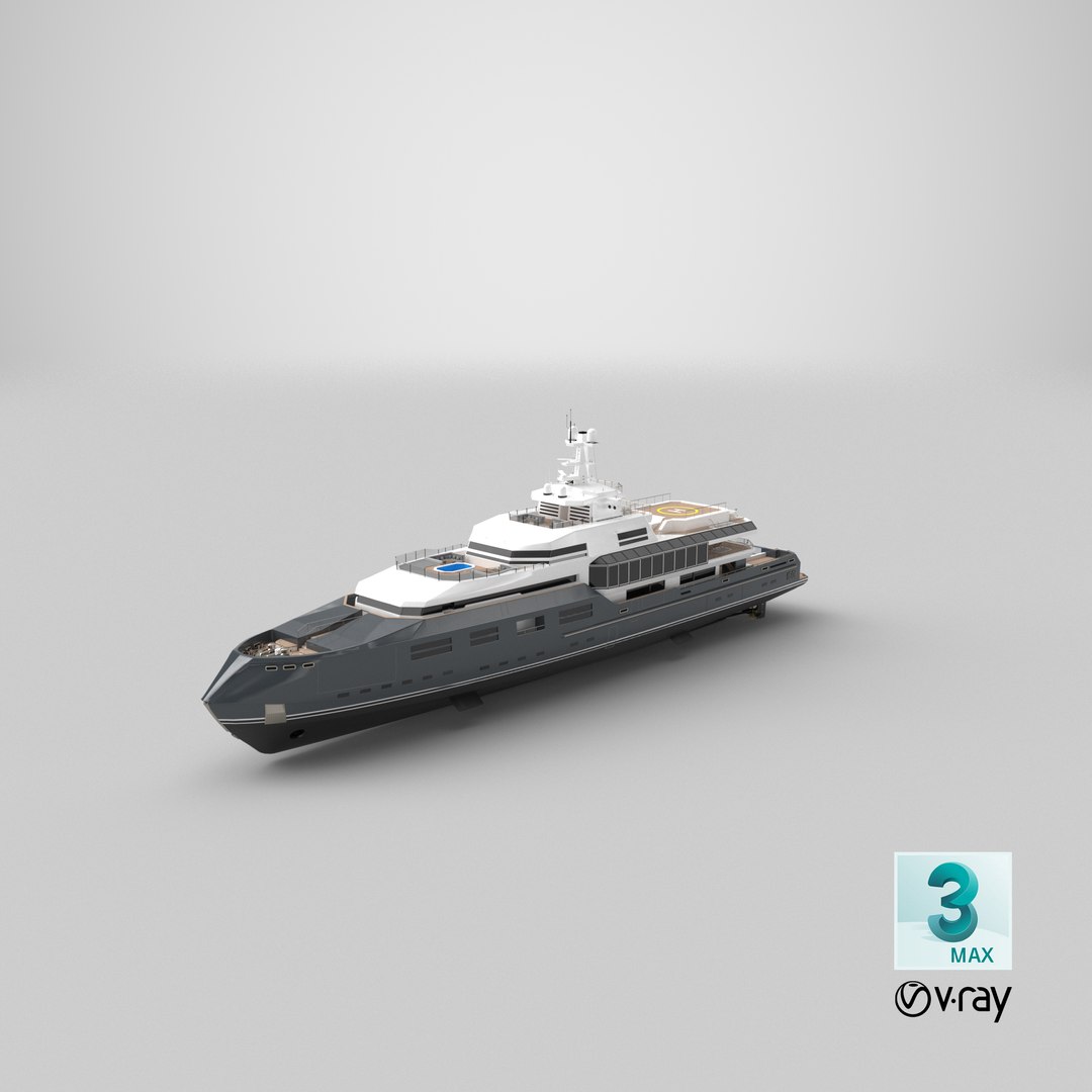 Dolph Yacht Night Scene 3D Model - TurboSquid 2210360