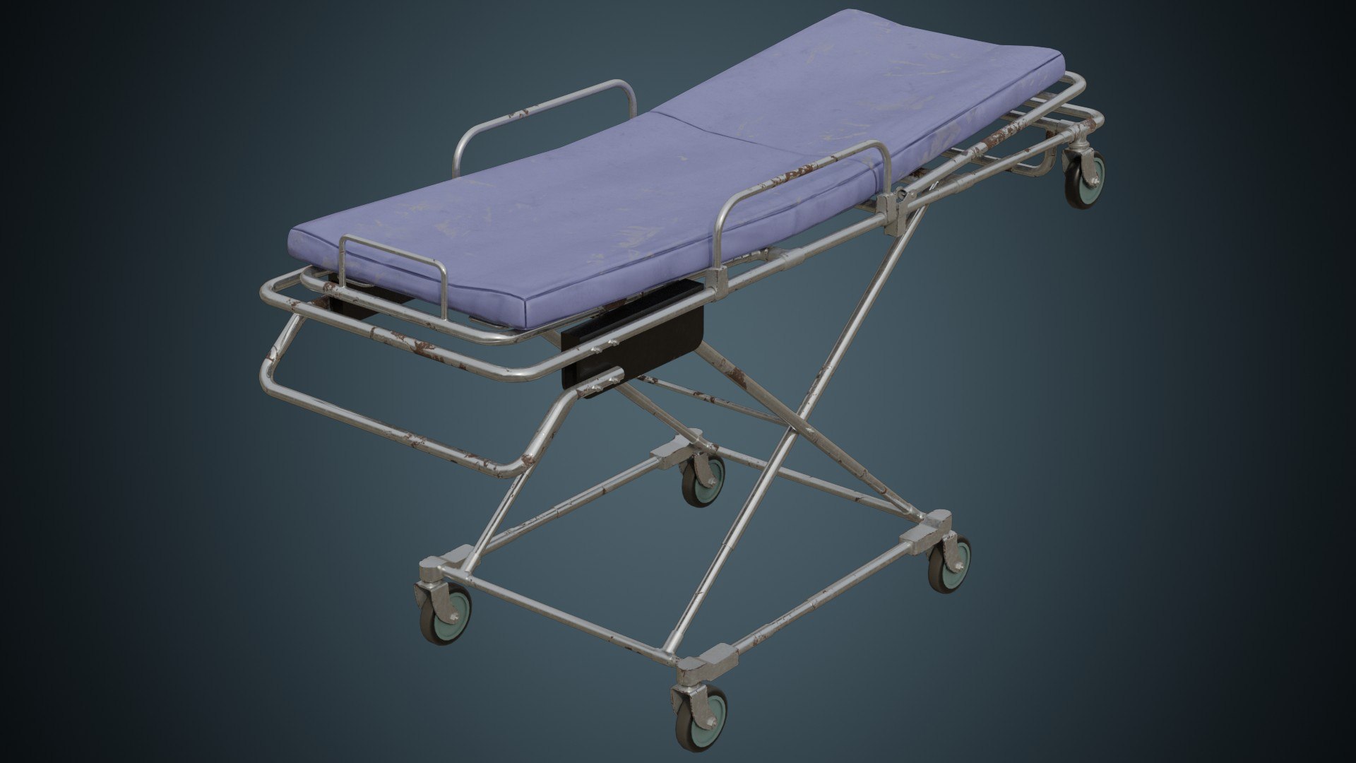 Rolling Stretcher 1B 3D model - TurboSquid 2107868
