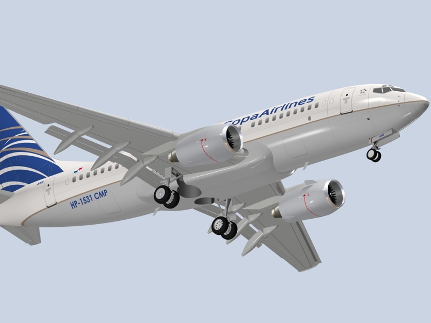 3D Boeing 737-700 Copa Airlines - TurboSquid 1270369