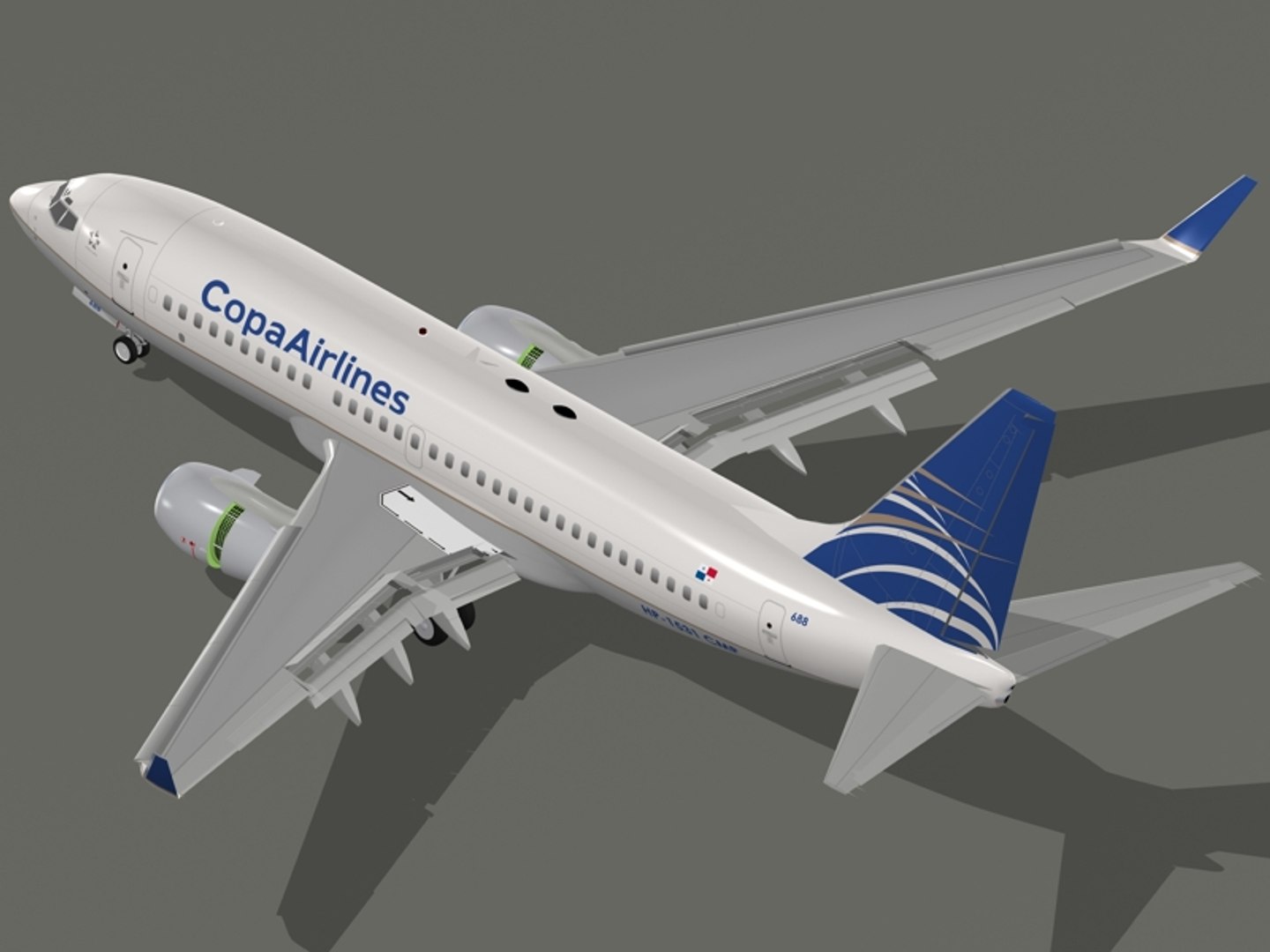 3D Boeing 737-700 Copa Airlines - TurboSquid 1270369