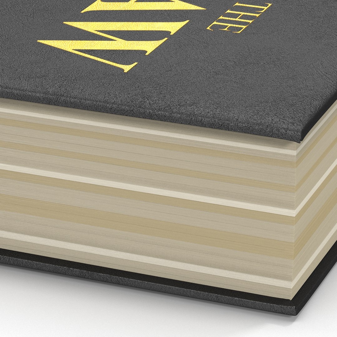 Law Book 3d Model