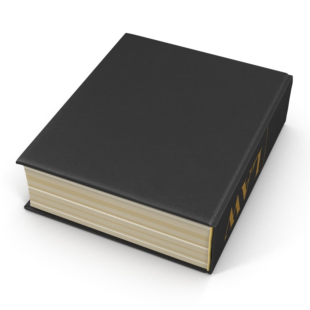Law Book 3d Model