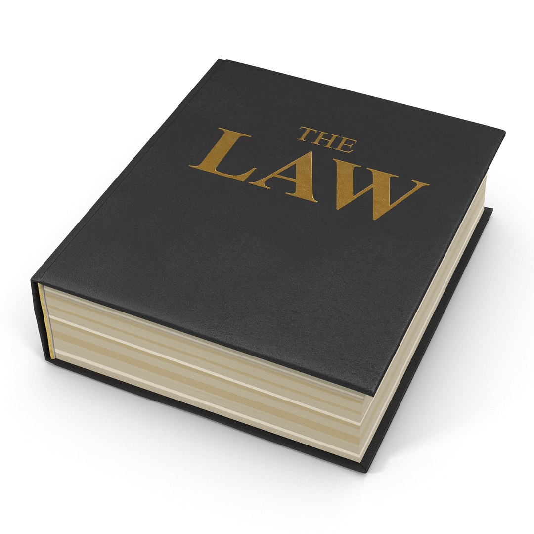 Law Book 3d Model