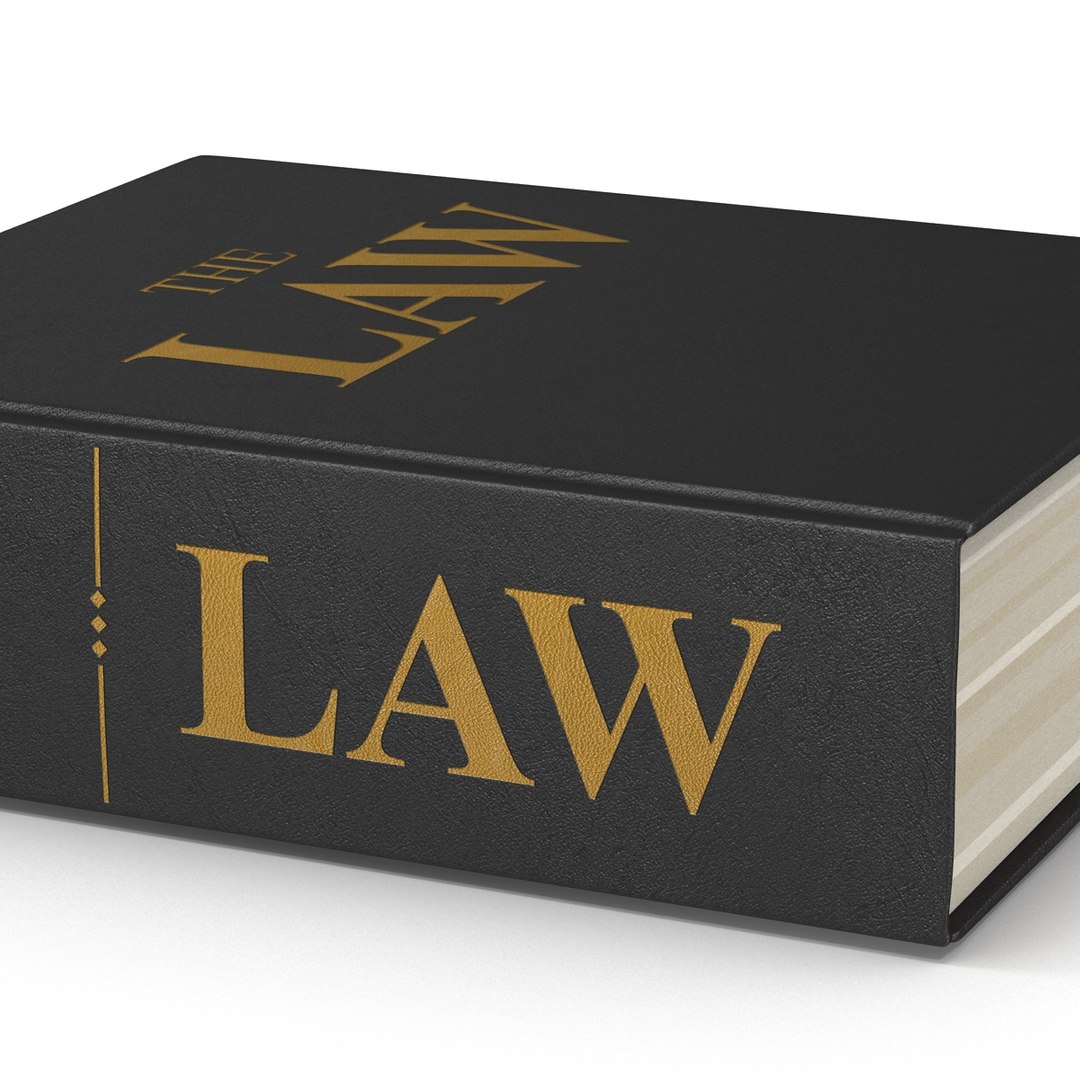 Law Book 3d Model