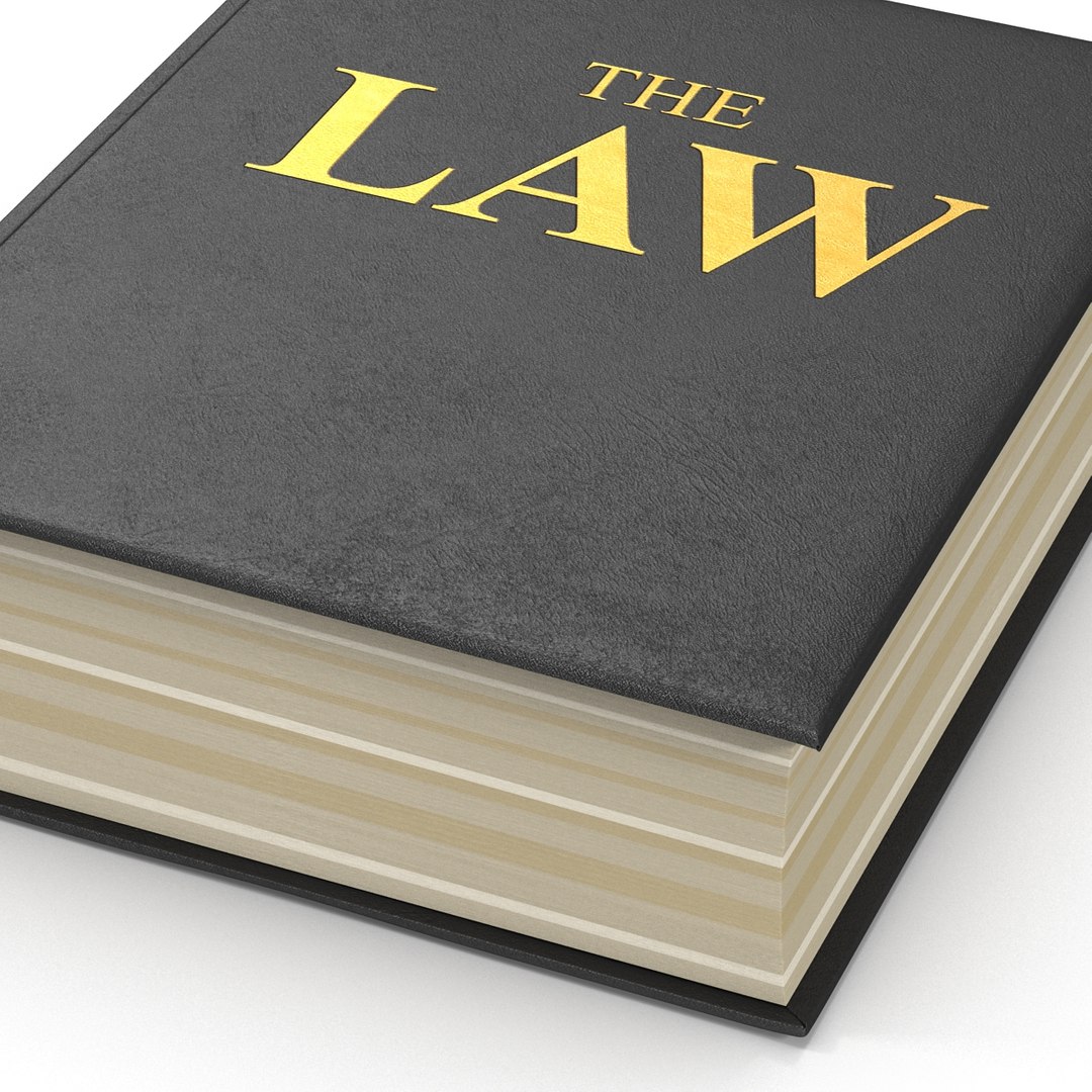 Law Book 3d Model