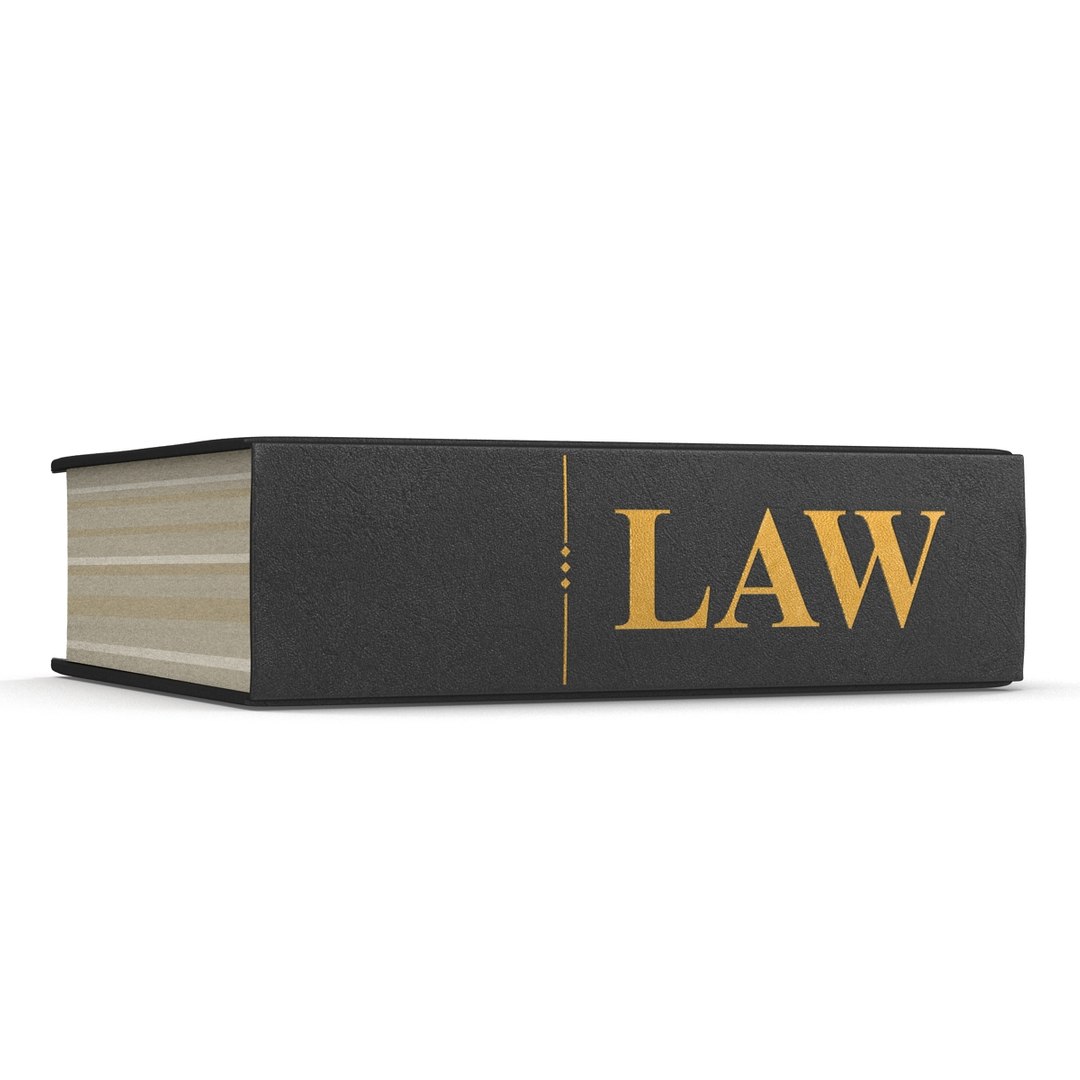 Law Book 3d Model