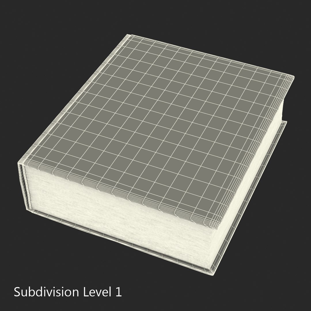 Law Book 3d Model