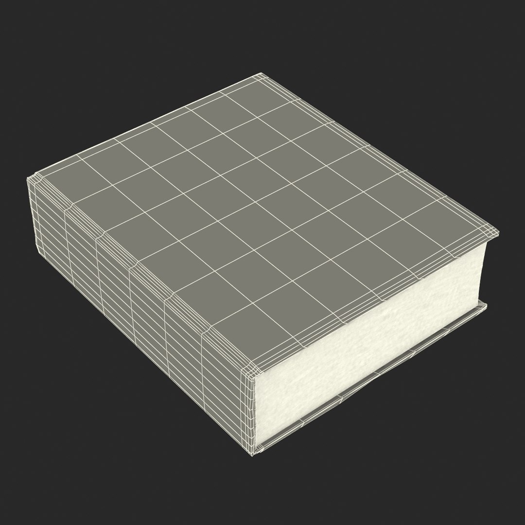Law Book 3d Model