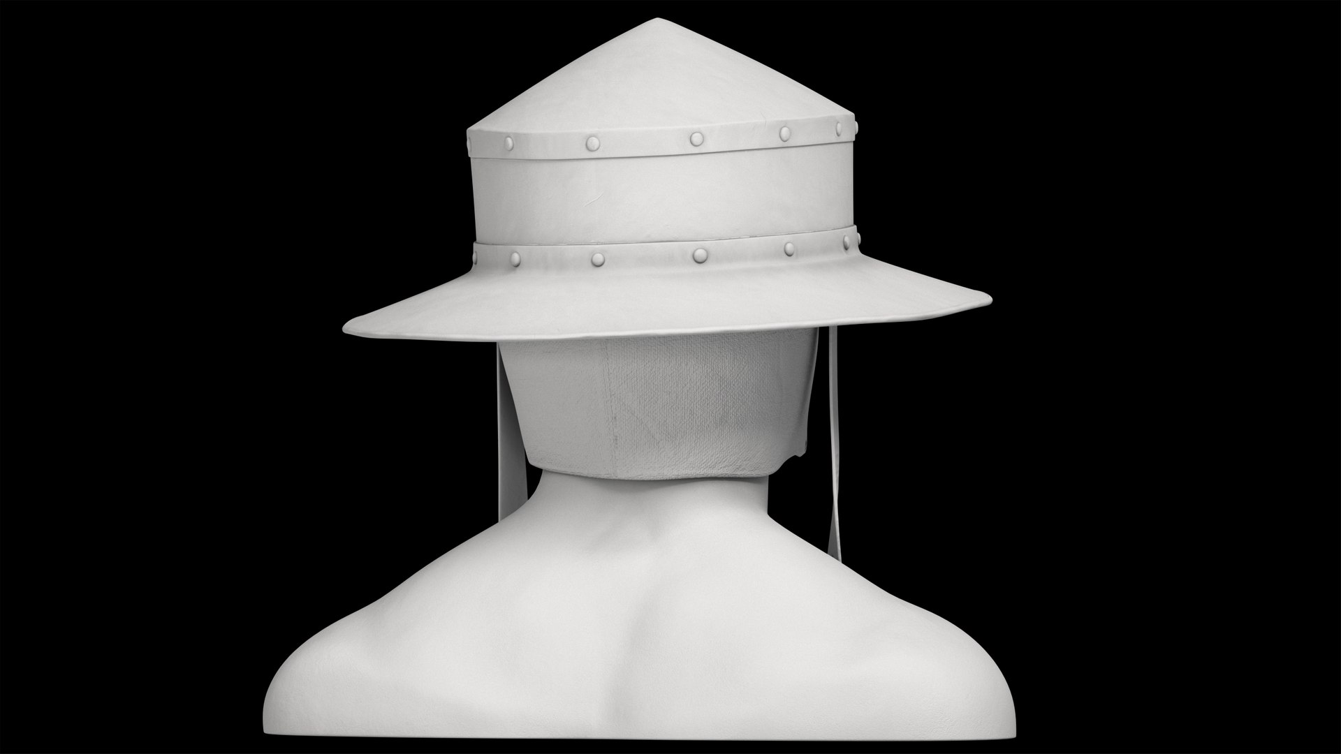 Pointed Kettle Hat Chapel 3d Max