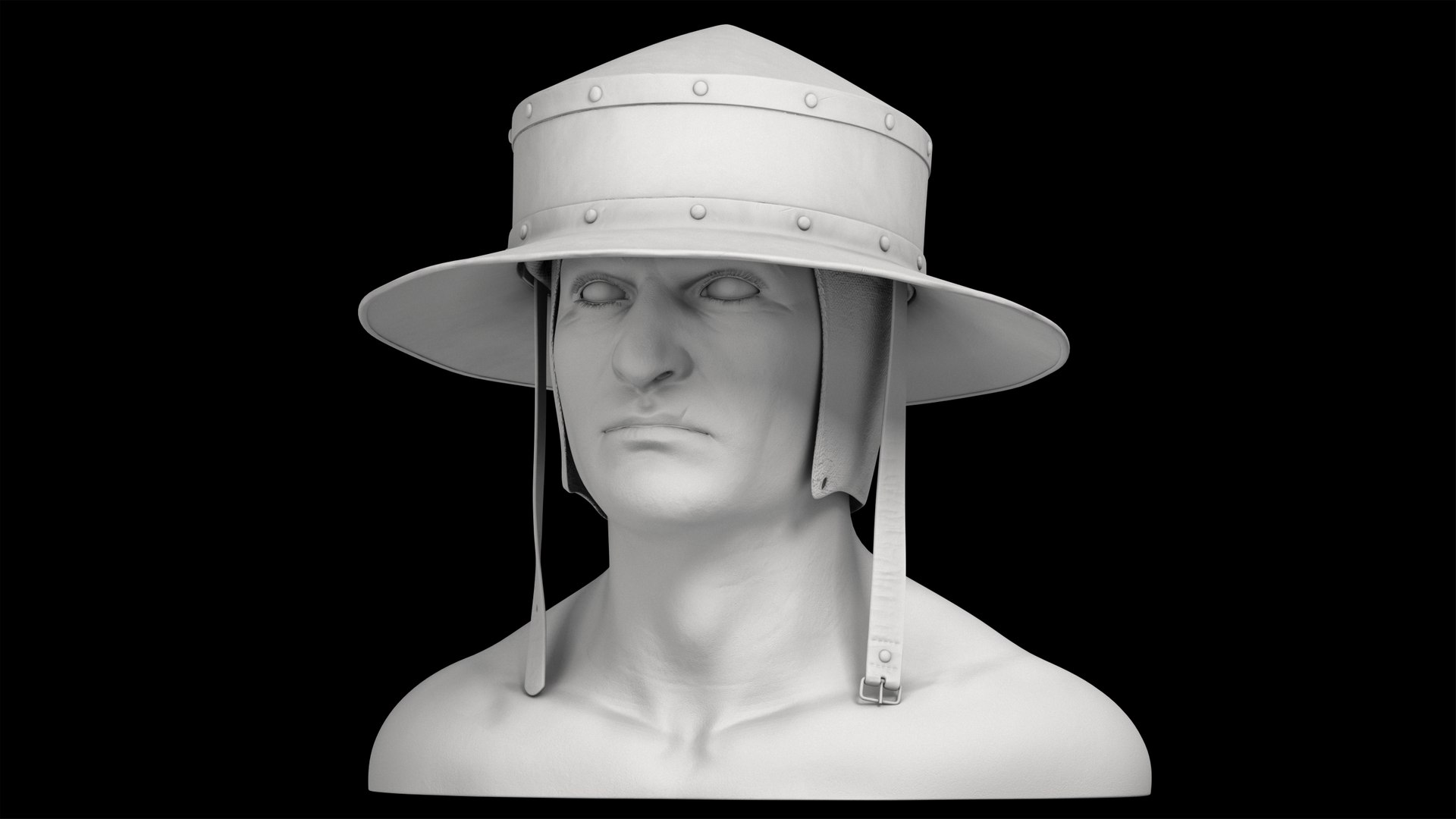 Pointed Kettle Hat Chapel 3d Max