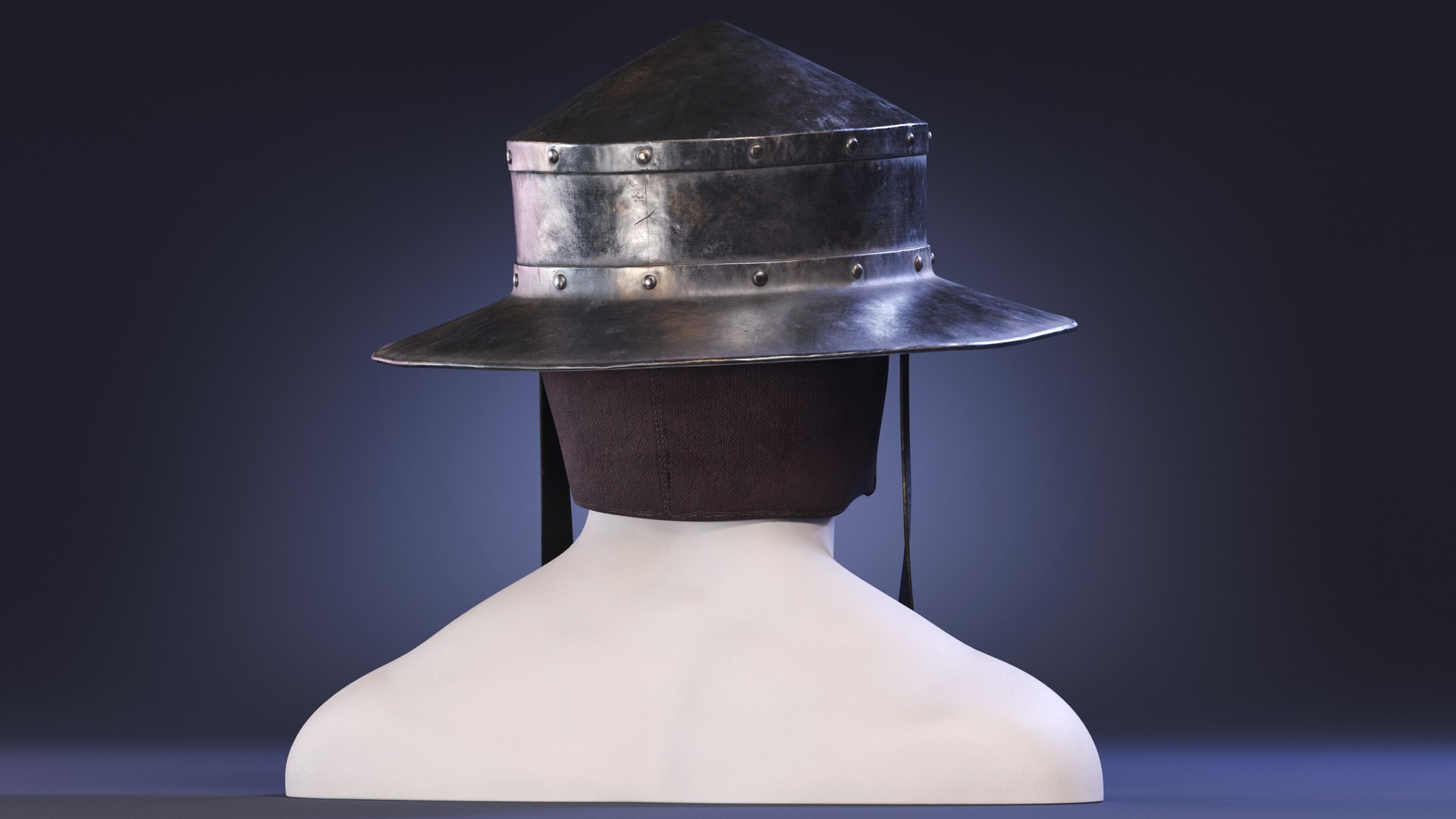 Pointed Kettle Hat Chapel 3d Max
