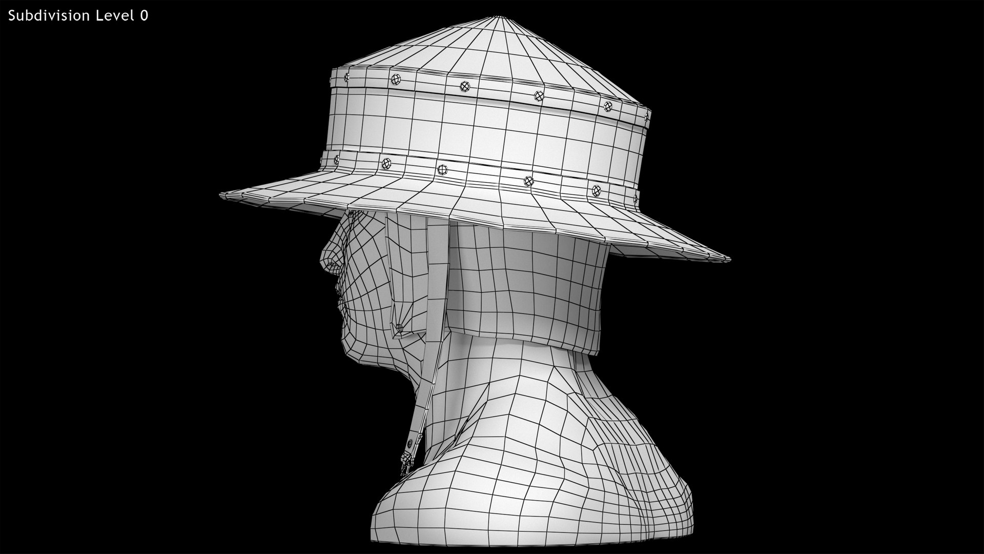 Pointed Kettle Hat Chapel 3d Max