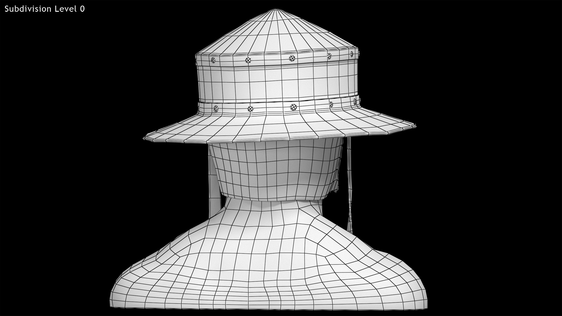 Pointed Kettle Hat Chapel 3d Max