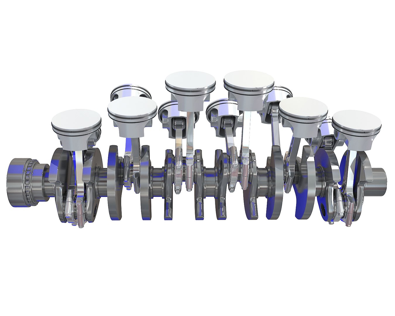 3D V12 Engine Cylinders - TurboSquid 1391825