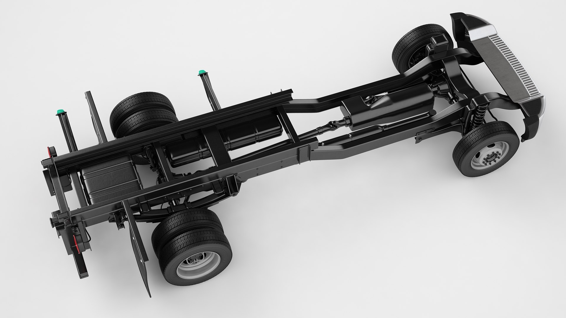 3D Chassis Truck Model - TurboSquid 1614928